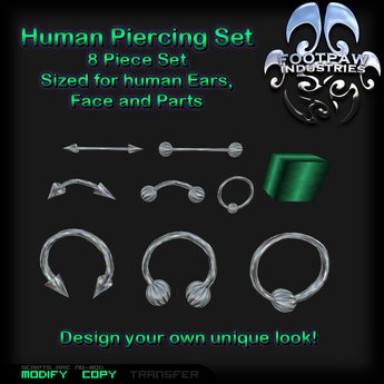 Second Life Marketplace - [FPI] Human Piercings Set